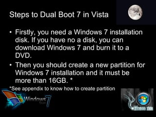 Windows dual booting | PPT