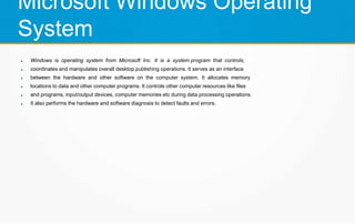 Windows enviroment | PPTX