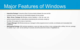 Windows enviroment | PPT