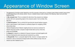 Windows enviroment | PPTX