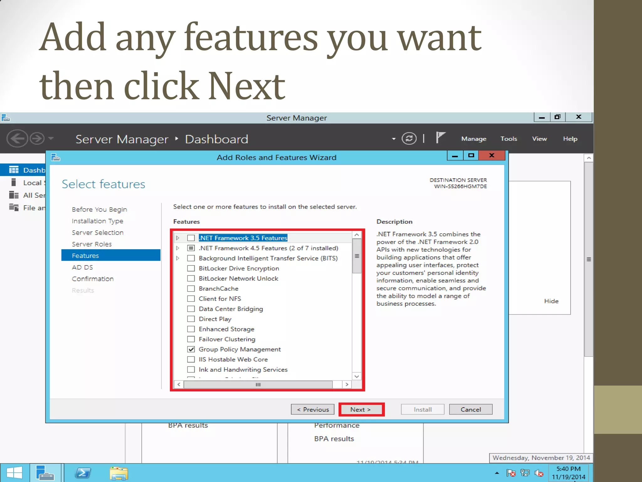 How To Add Roles & Features | PDF