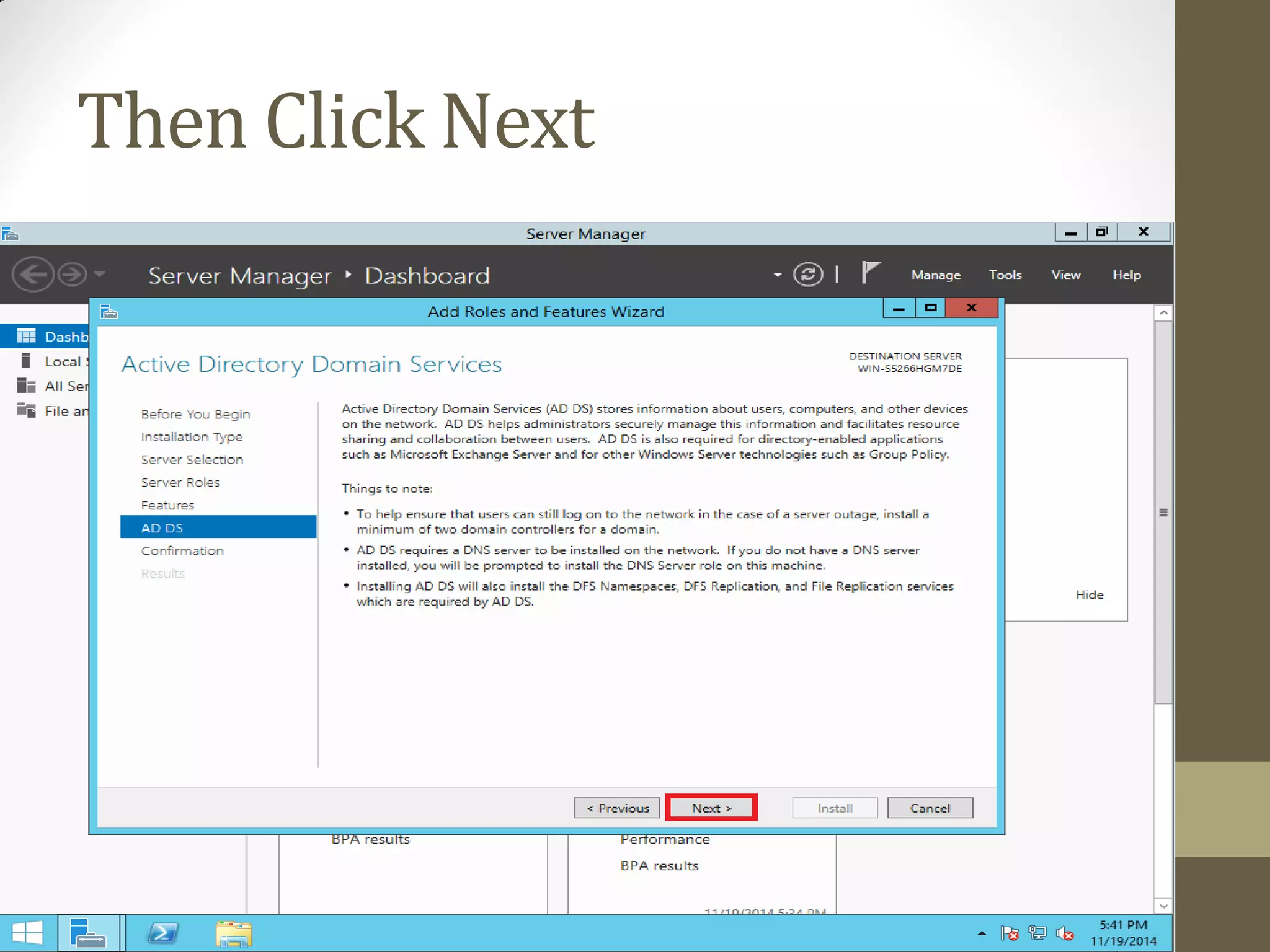 How To Add Roles & Features | PDF