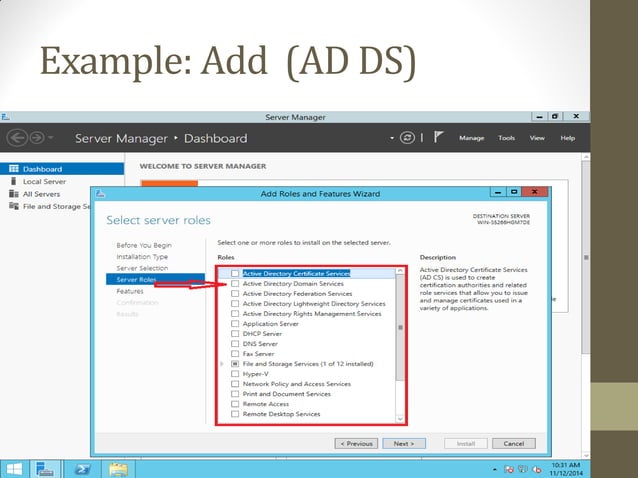 How To Add Roles & Features | PDF