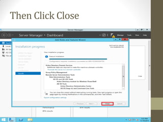How To Add Roles & Features | PDF