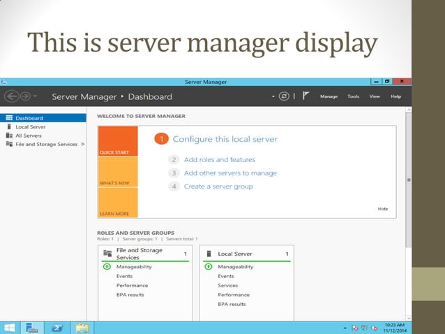 How To Add Roles & Features | PDF