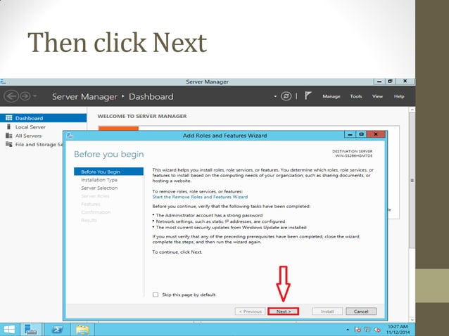 How To Add Roles & Features | PDF