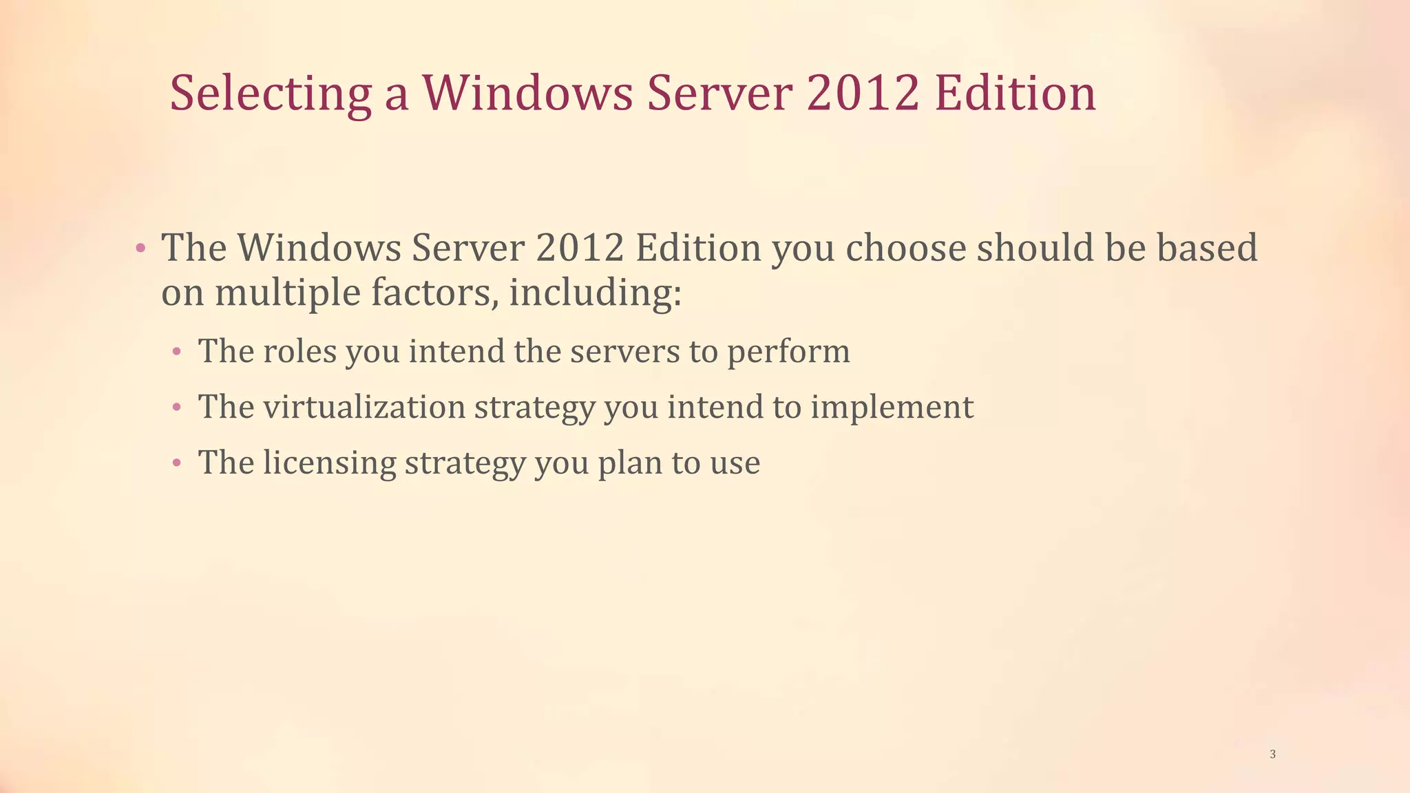Windows Server 2012 Installation and Configurtion Superiorgrw | PPTX