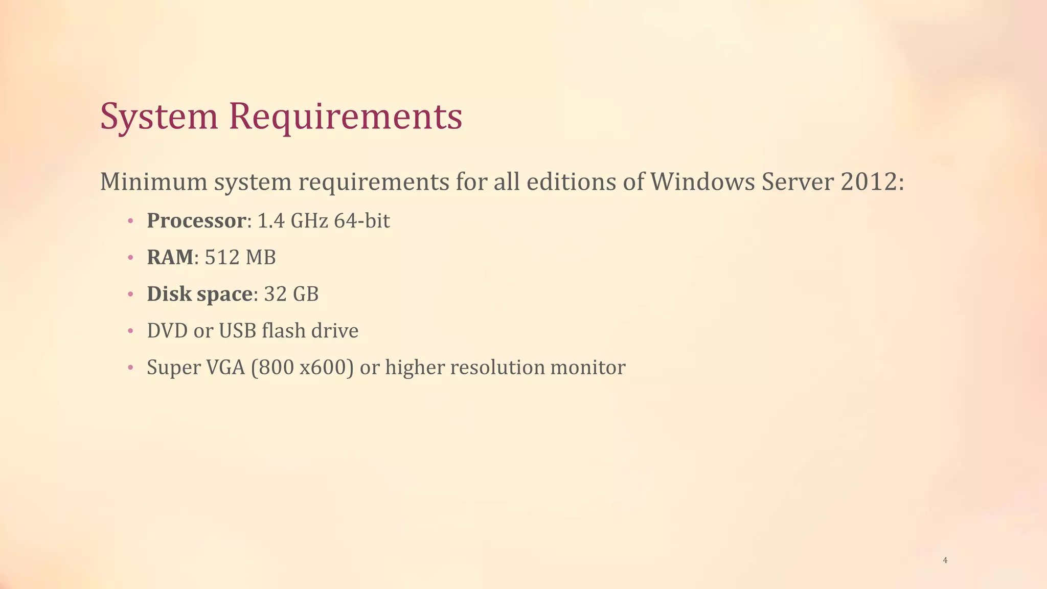 Windows Server 2012 Installation and Configurtion Superiorgrw | PPTX