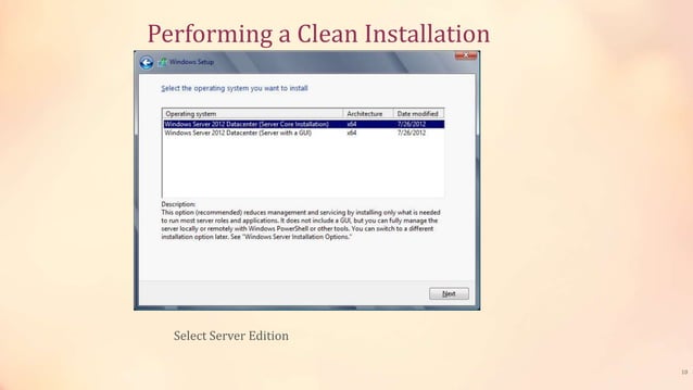 Windows Server 2012 Installation and Configurtion Superiorgrw | PPTX