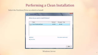 Windows Server 2012 Installation and Configurtion Superiorgrw | PPTX