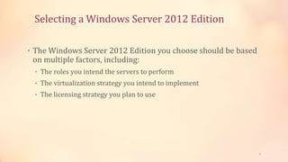 Windows Server 2012 Installation and Configurtion Superiorgrw | PPTX