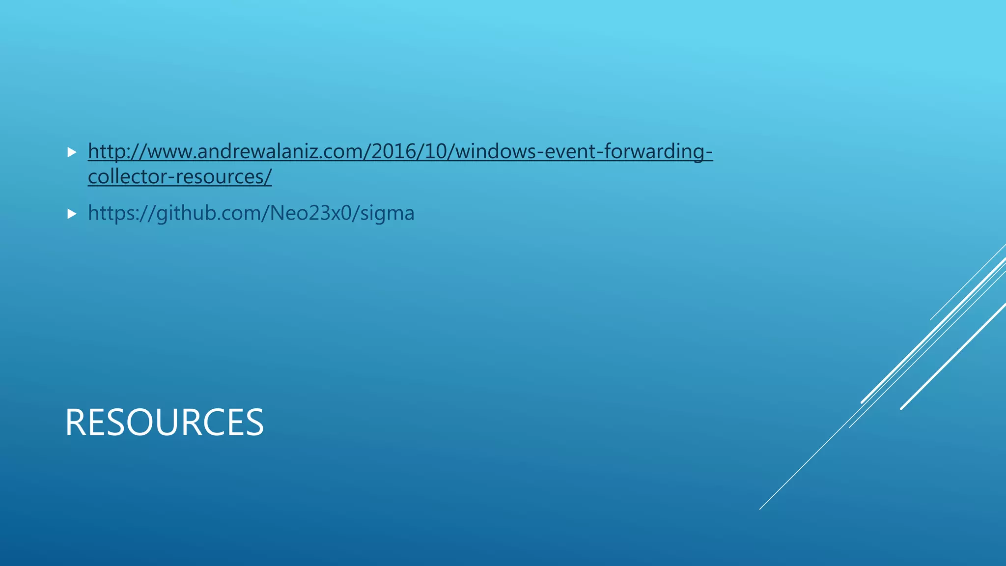 Windows event log management | PPTX