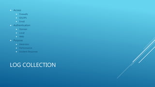 Windows event log management | PPTX