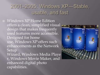 Windows evolution | PPT
