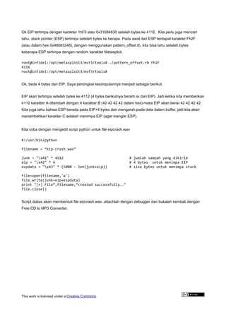Windows Exploitation Smashing the Stack - hitz#7 | PDF