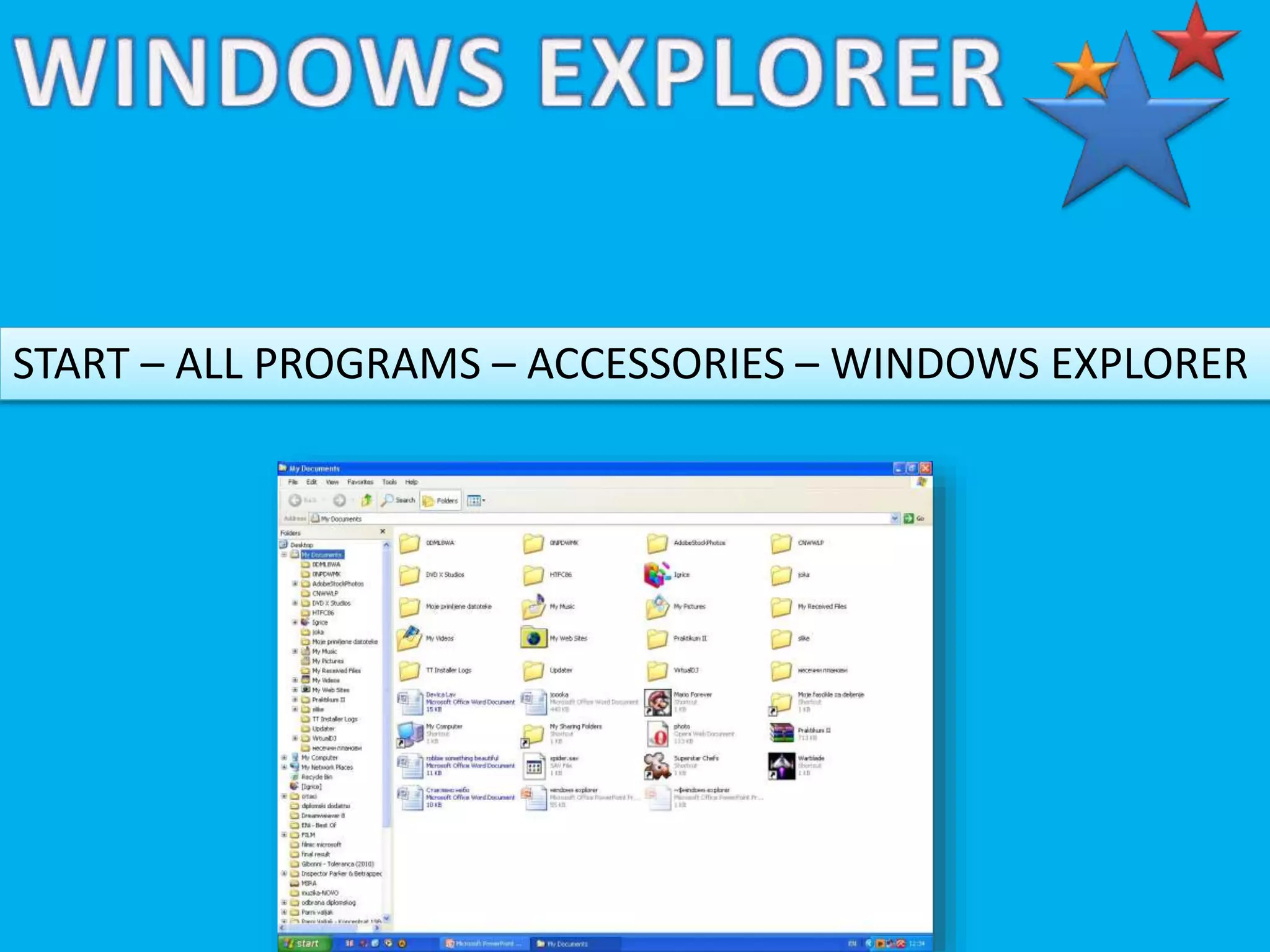 Windows explorer | PPSX