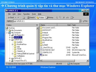 Slide bài giảng hướng dẫn về Windows Explorer.ppt