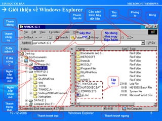 Slide bài giảng hướng dẫn về Windows Explorer.ppt