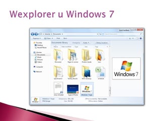 Windows explorer rad sa folderima | PPT