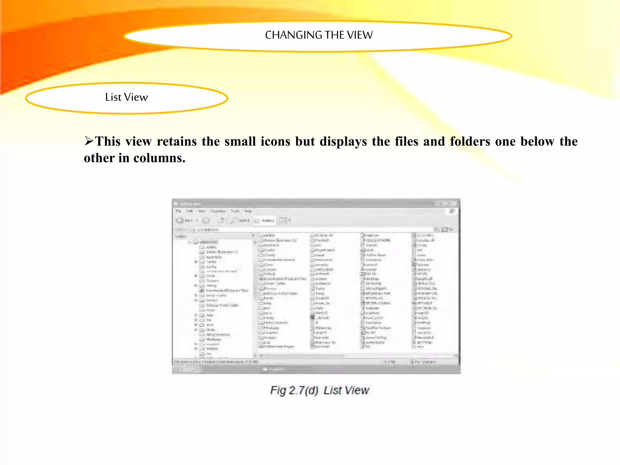 Changing the View - R.D.Sivakumar | PPTX | Operating Systems | Computer Software and Applications