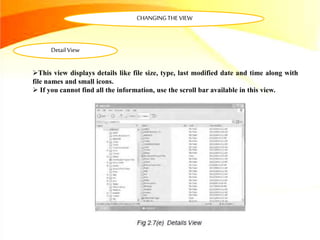 Changing the View - R.D.Sivakumar | PPTX | Operating Systems | Computer Software and Applications