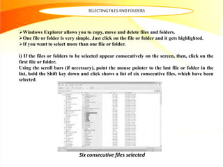 Selecting Files and Folders - R.D.Sivakumar | PPT