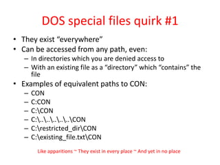 Windows File Pseudonyms | PPTX