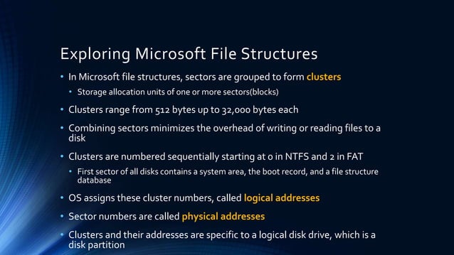 Windows File Systems | PPTX | Operating Systems | Computer Software and ...