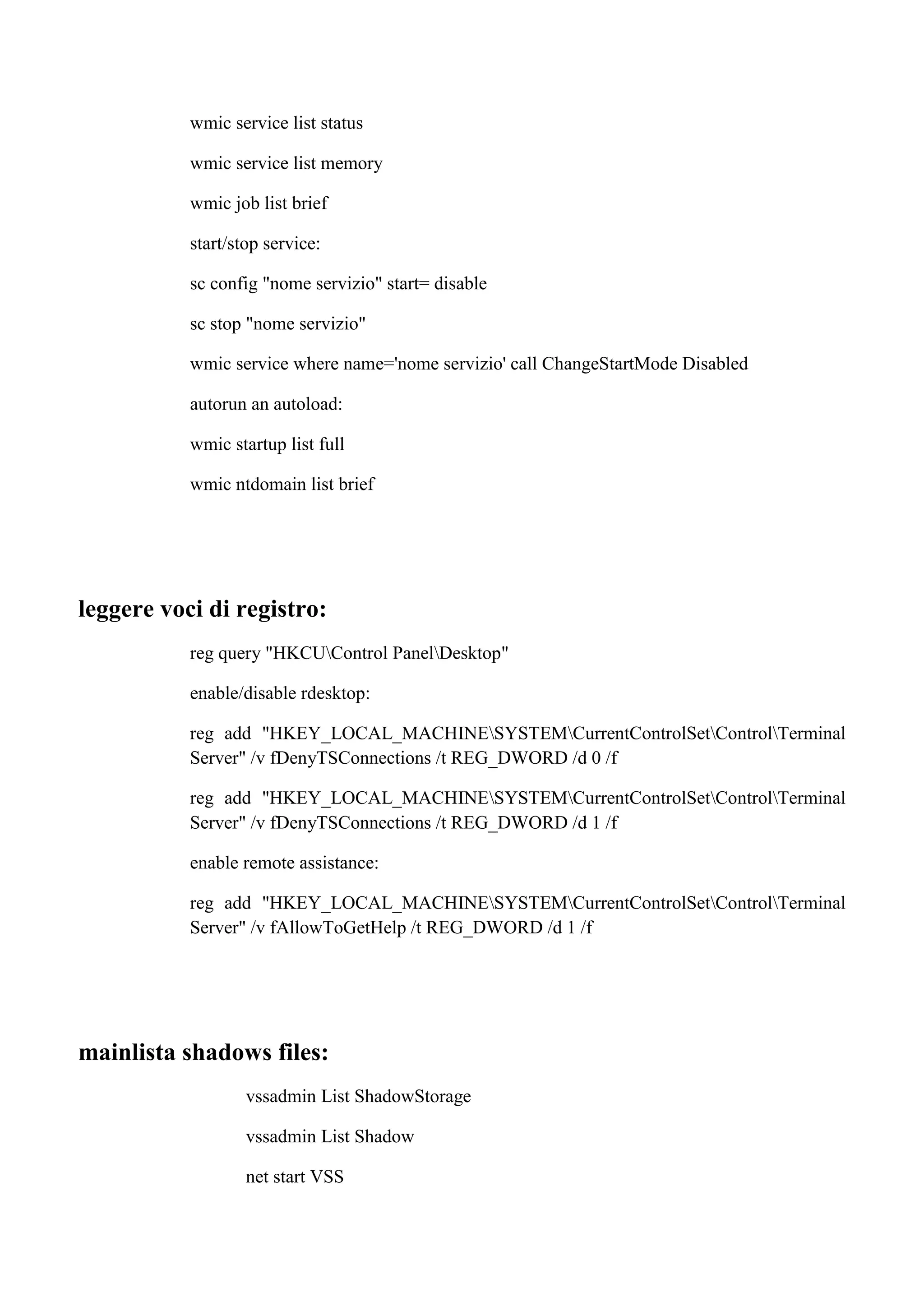 Windows Forensic Commandos ejecutables par la obtención de datos | PDF