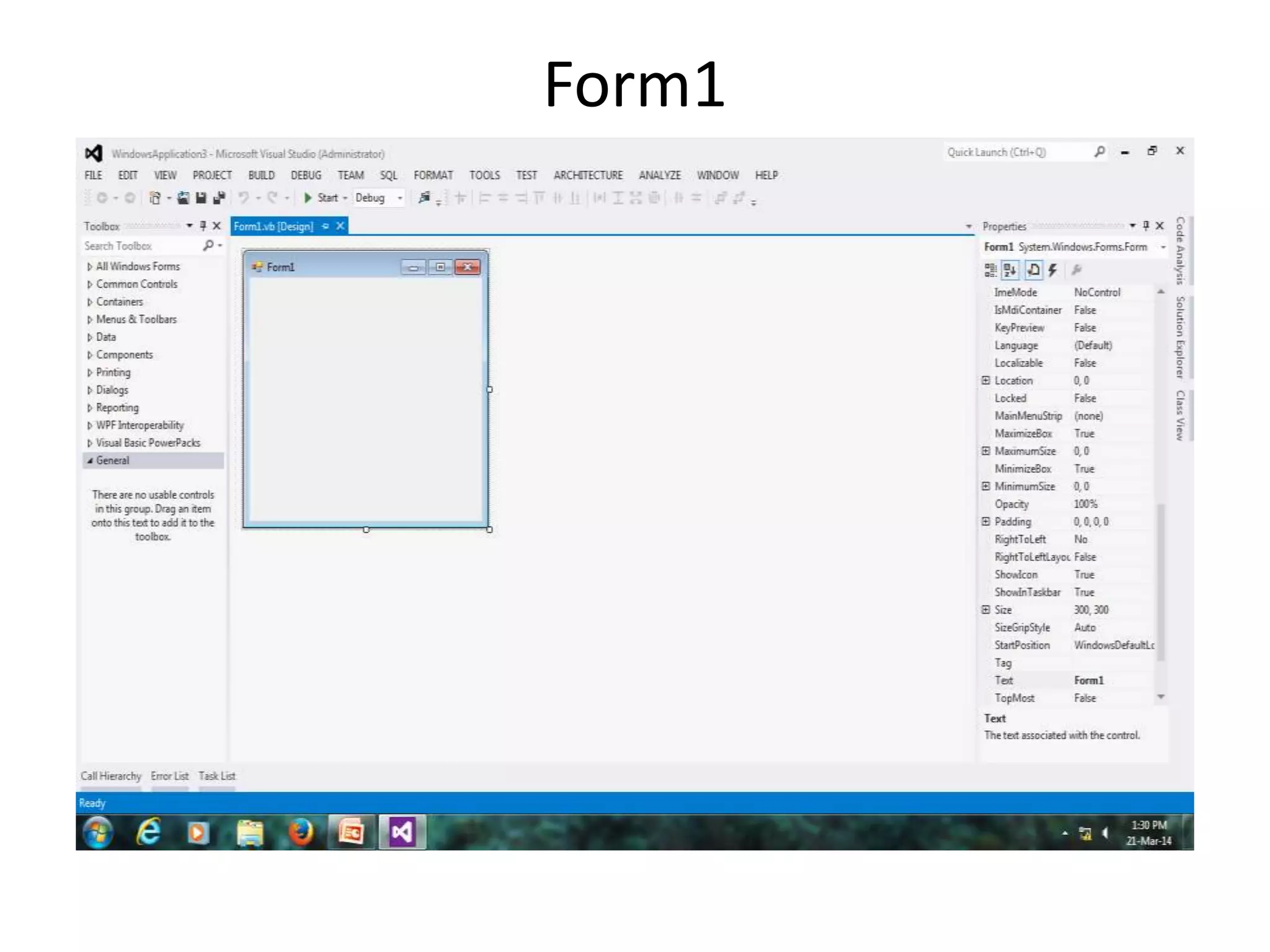 Windows form application_in_vb(vb.net --3 year) | PPTX