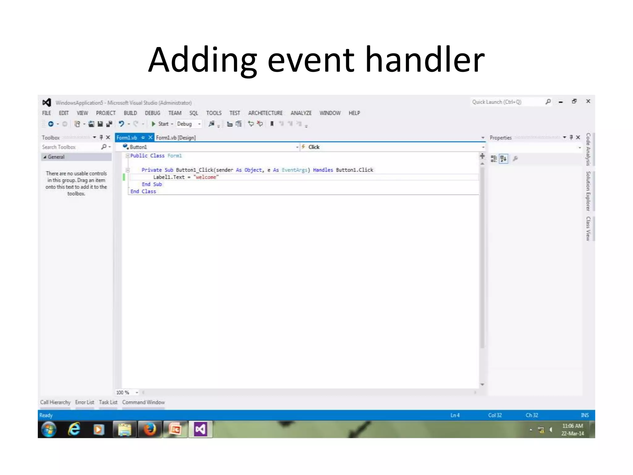 Windows form application_in_vb(vb.net --3 year) | PPTX