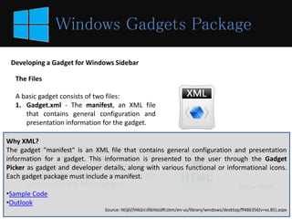 Gadgets Windows | PPTX