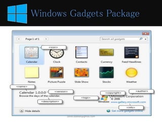 Gadgets Windows | PPTX