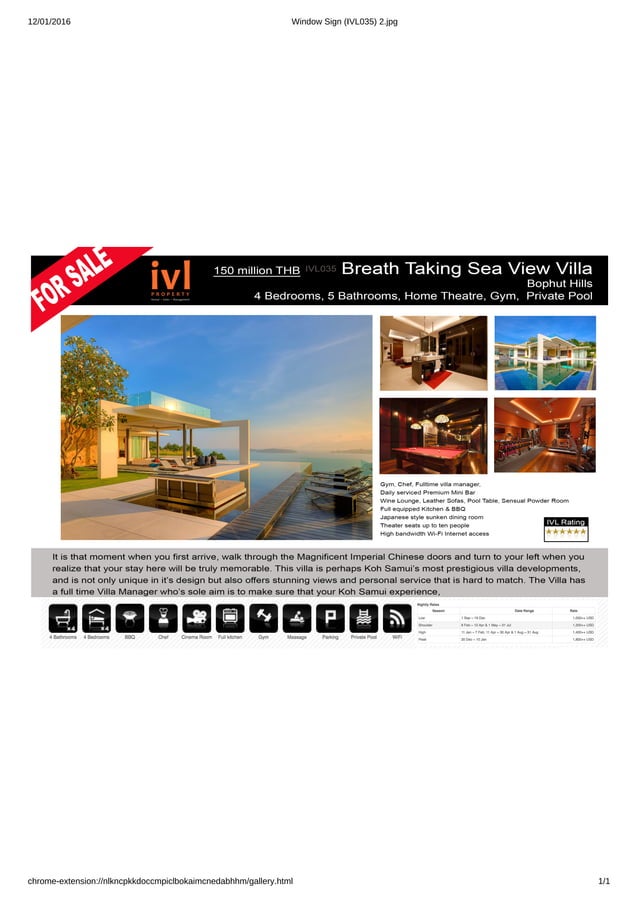 Breath taking sea view villa | PDF | Interior Decorating | Home & Garden