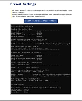 Windows Incident Response CheatSheet.pptx | Operating Systems ...