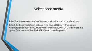 Windows installation | PPTX
