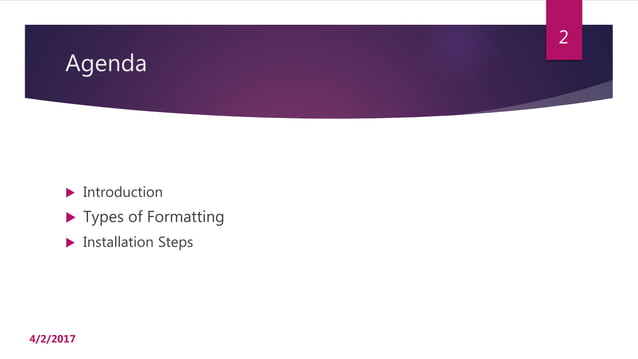 Windows installation | PPT