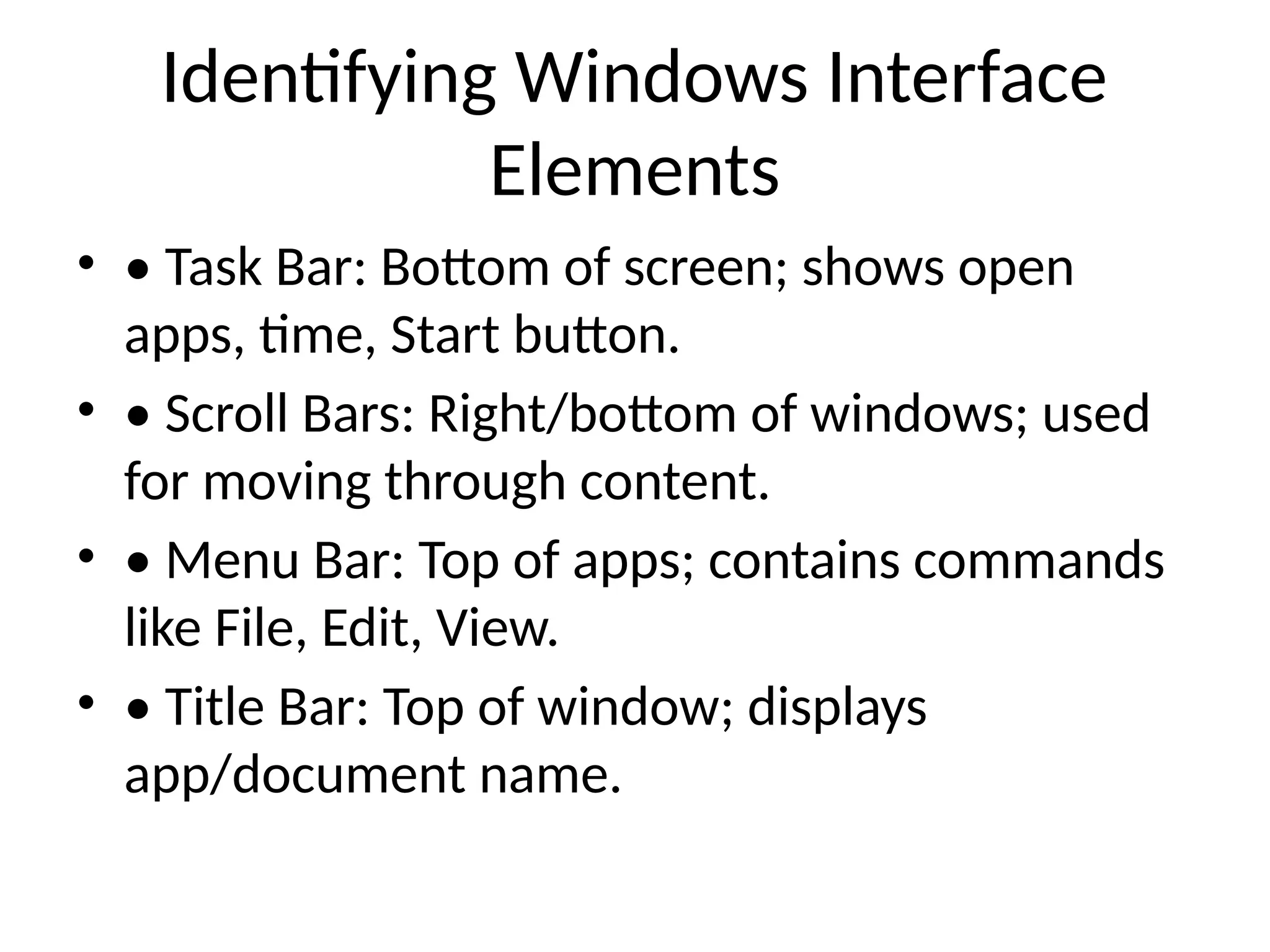 Windows_Interface_Demo .pptx 2025e grade | PPTX