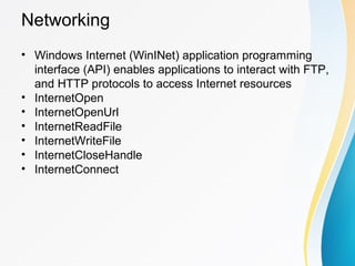 Windows internals | PPT