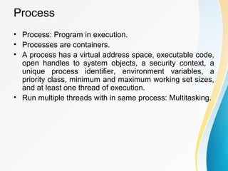 Windows internals | PPT