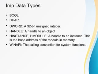 Windows internals | PPT