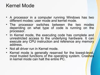 Windows internals | PPT