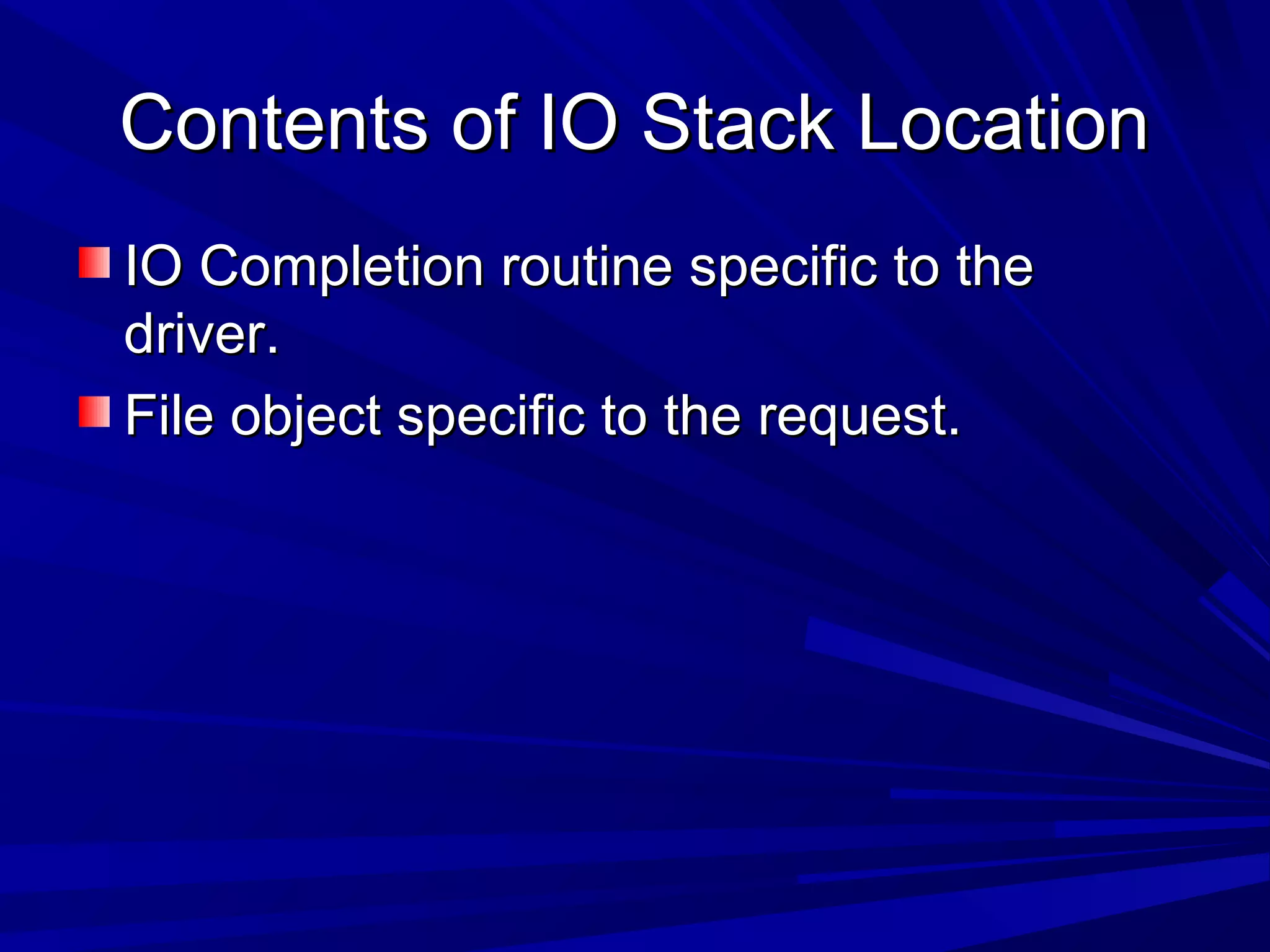 Windows io manager | PPT