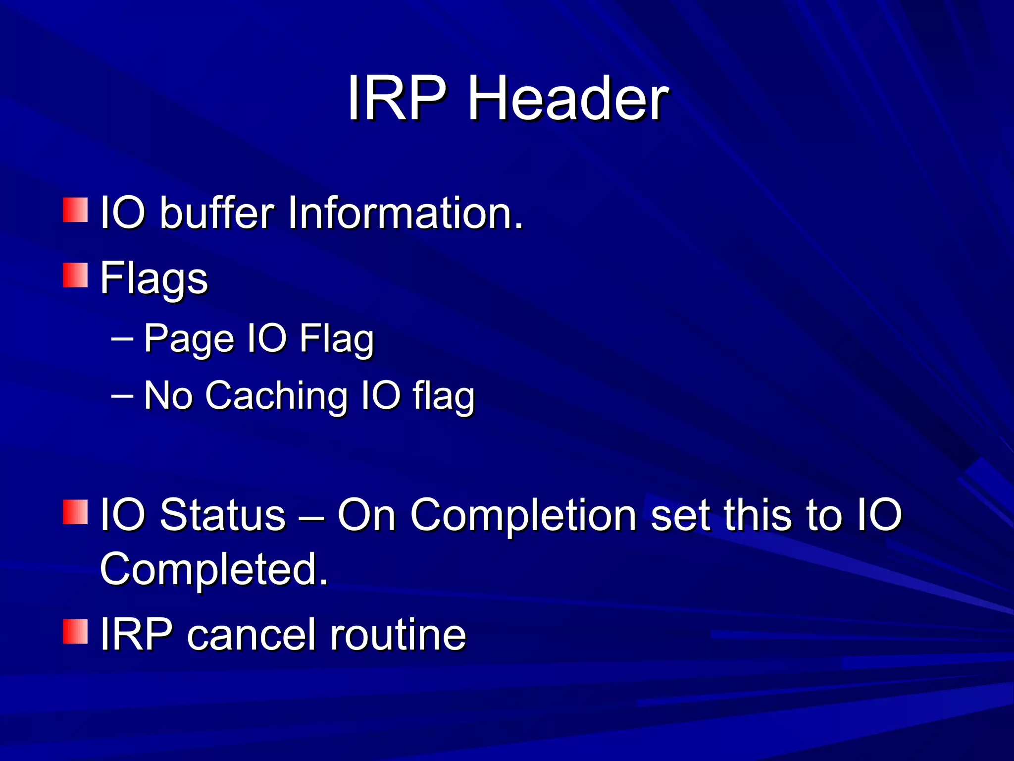 Windows io manager | PPT