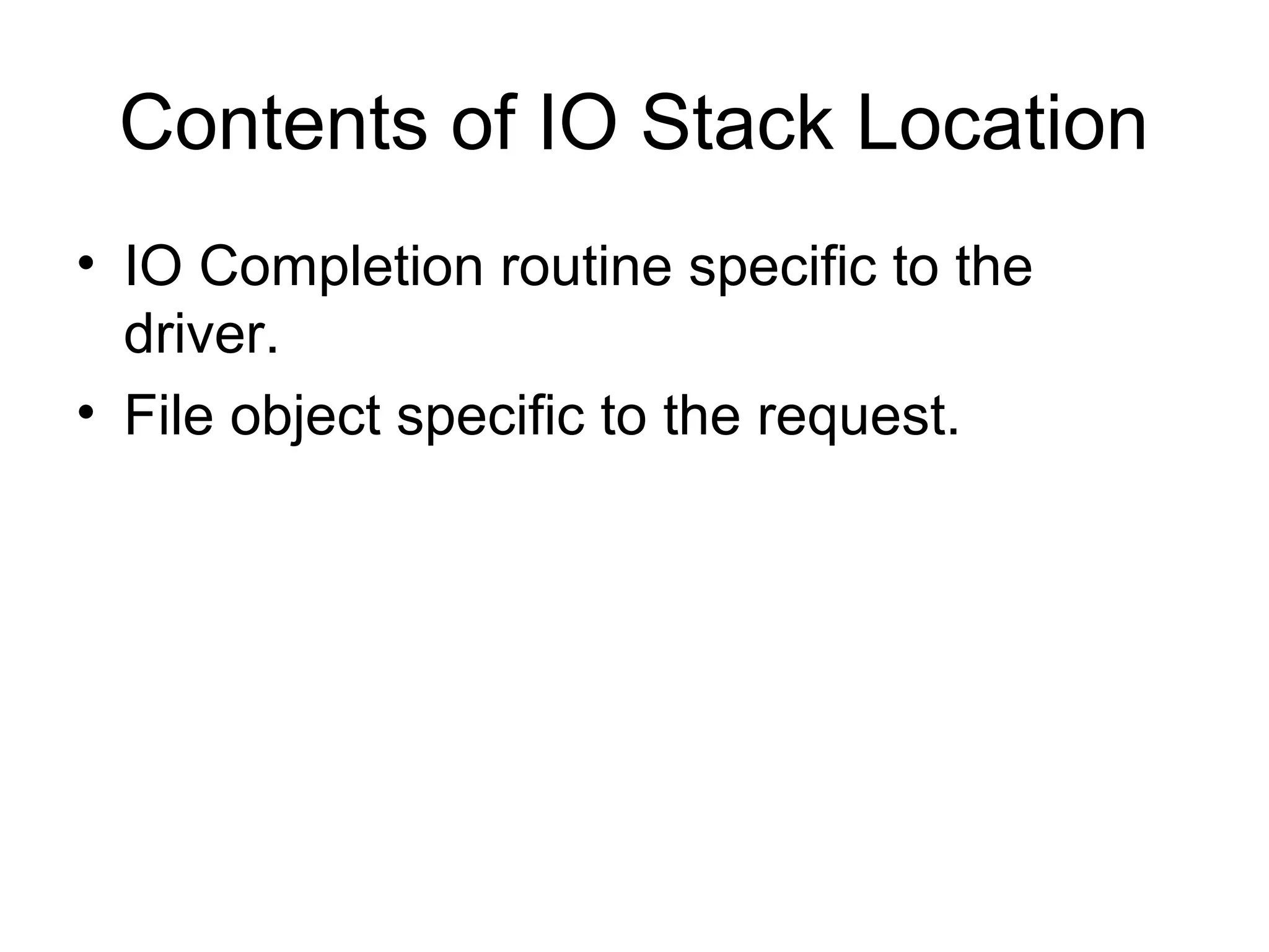 Windows kernel and memory io subsystem | PPT