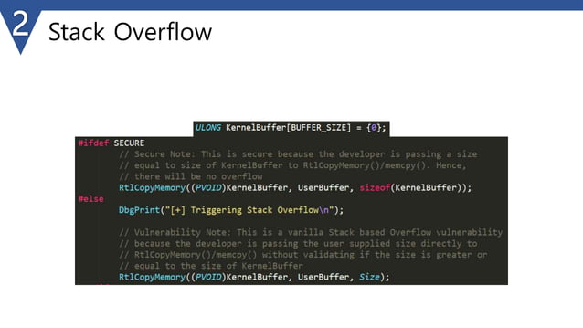 Windows kernel basic exploit | PPTX