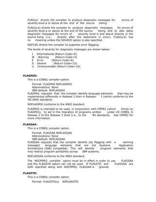 COBOL COMPILATION | PDF