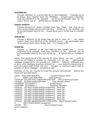 COBOL COMPILATION | PDF