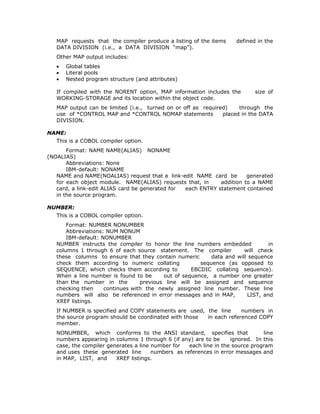 COBOL COMPILATION | PDF